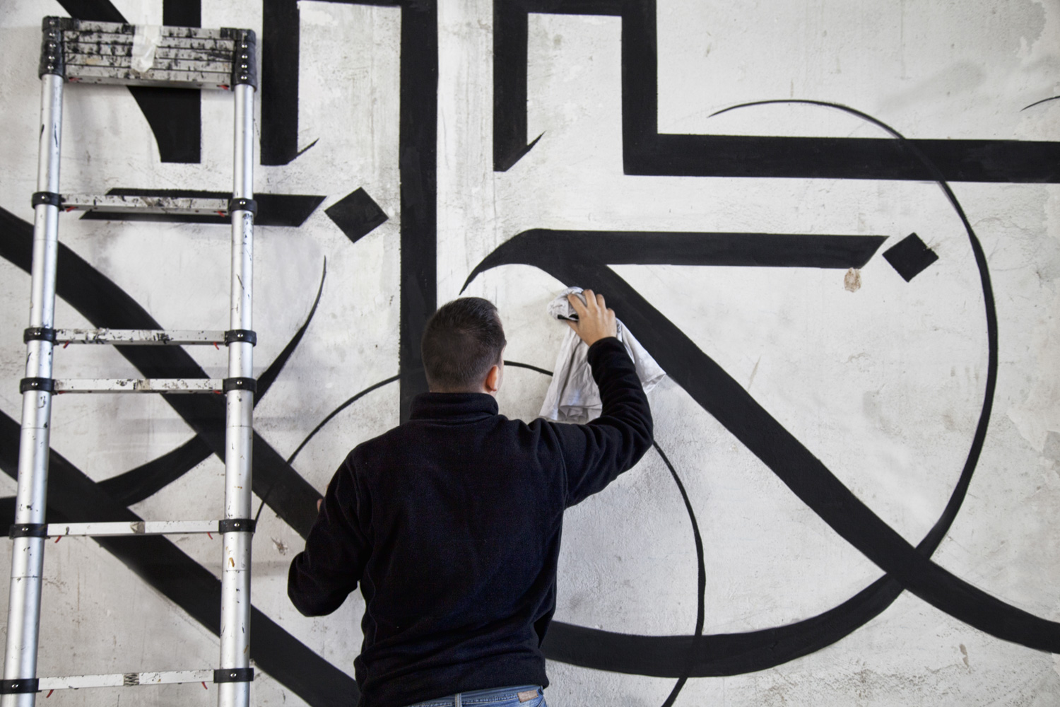 ARK - Latest Calligraphy Mural – Urban Calligraphy / Simon Silaidis